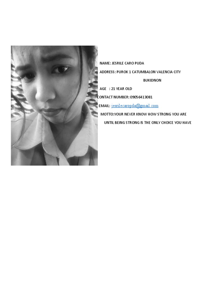 Puda, Jesrile C | PDF