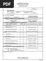 CS Form No. 7 Clearance Form | PDF