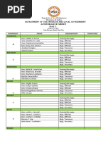 Tanod Attendance Sheet Final | PDF | Philippines | Economy Of The Philippines