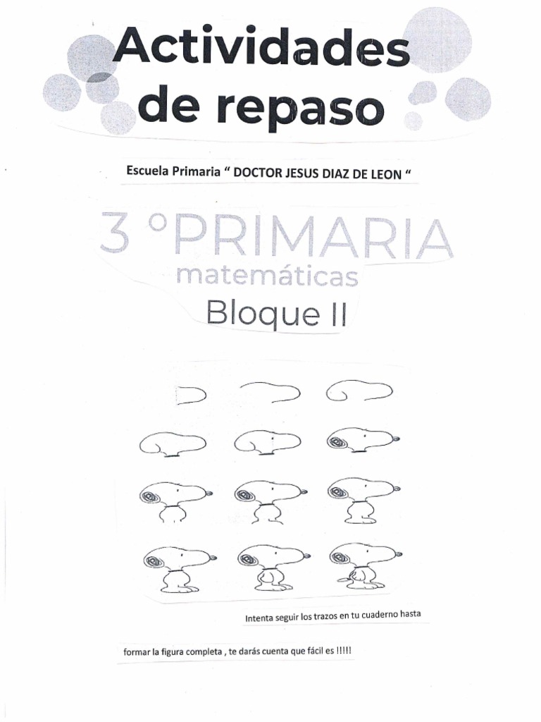 Actividades de primaria 3ro bloque 2 | PDF