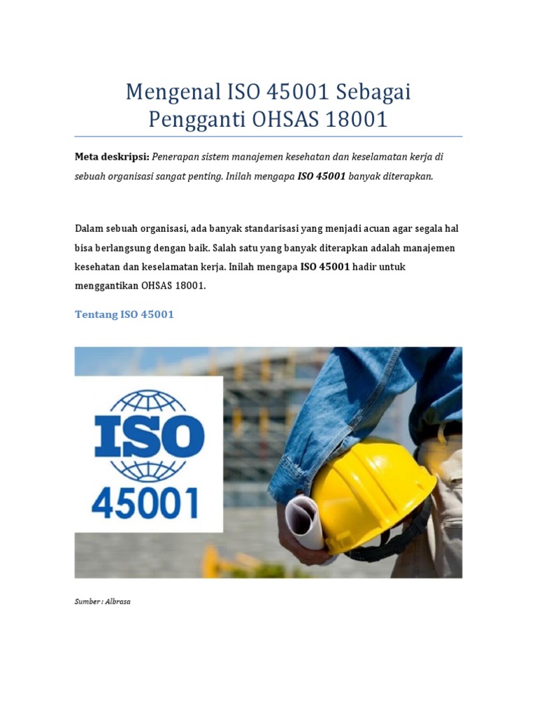 Iso 45001 | PDF