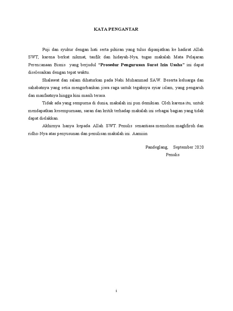 KATA PENGANTAR Fiqih | PDF