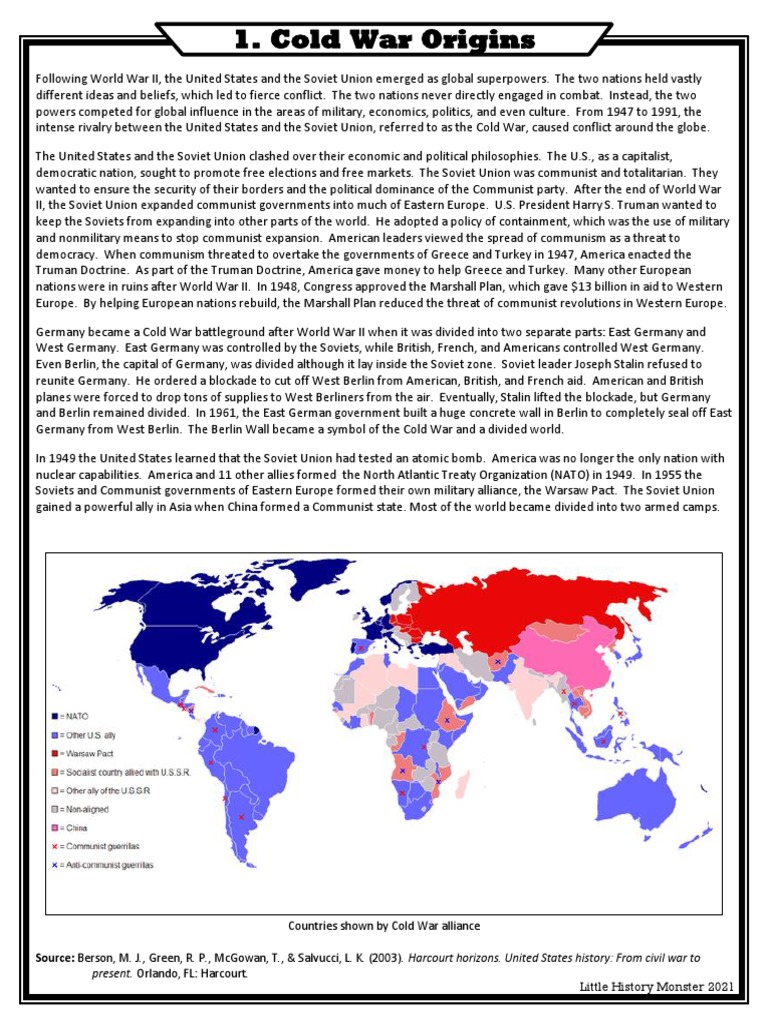 Cold War Stations Activity Overview | PDF