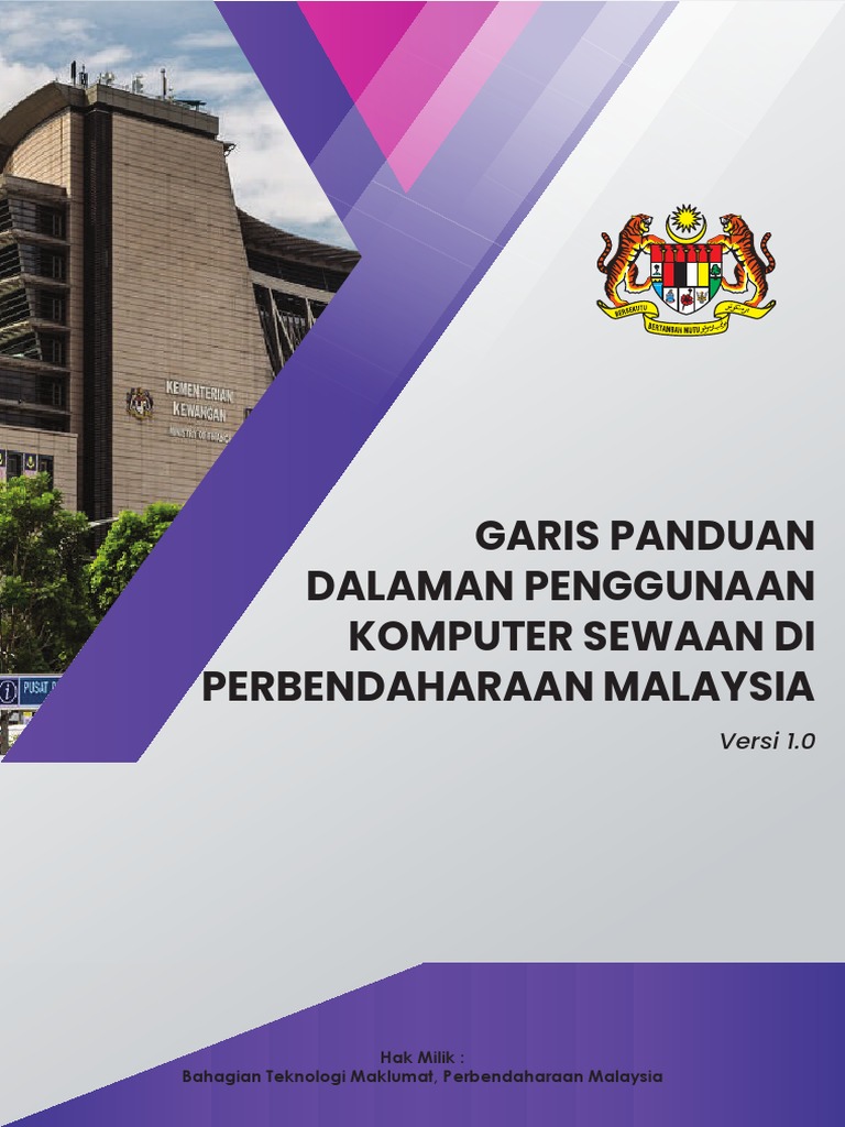 Garis Panduan Dalaman Bagi Penggunaan Komputer Sewaan Di Perbendaharaan ...