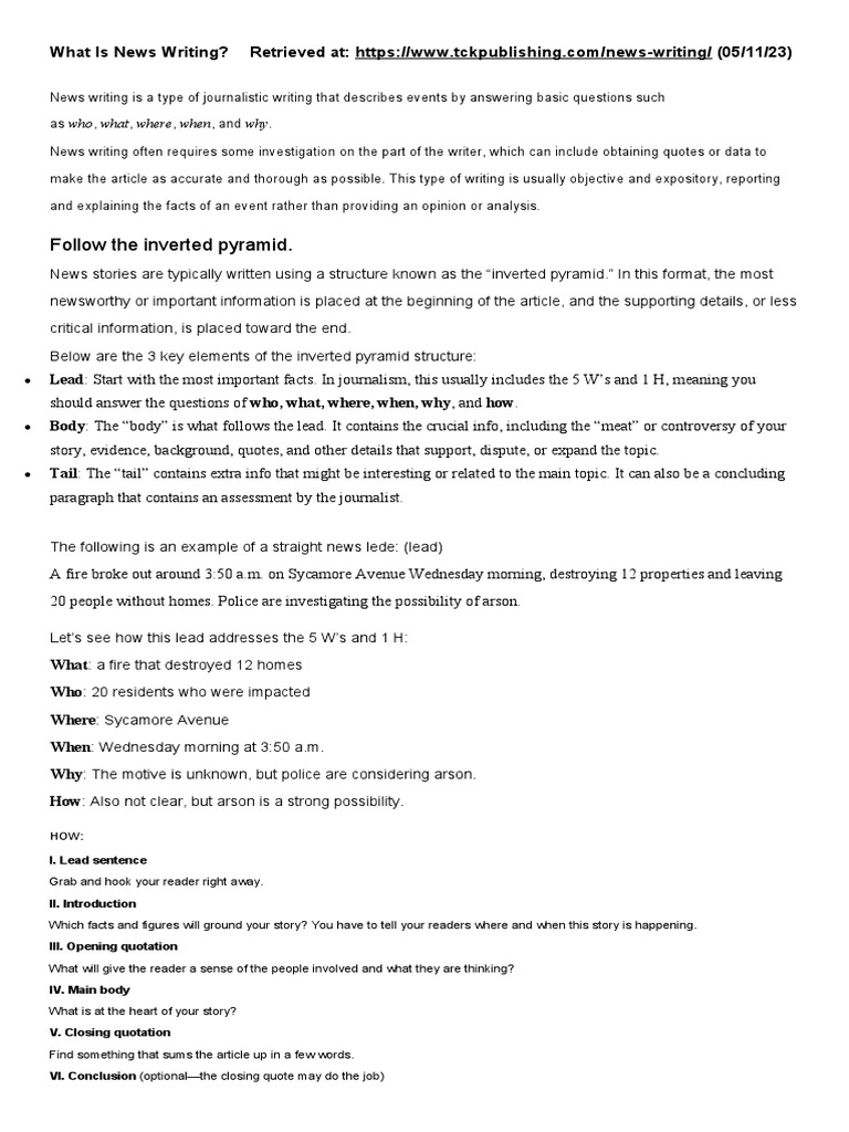 Lecture Notes For Journalism | PDF | News | Human Communication