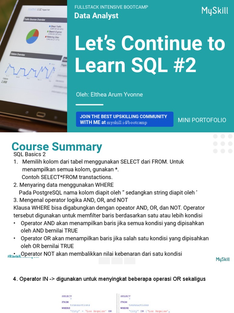 Case 7. SQL Basic 2 | PDF