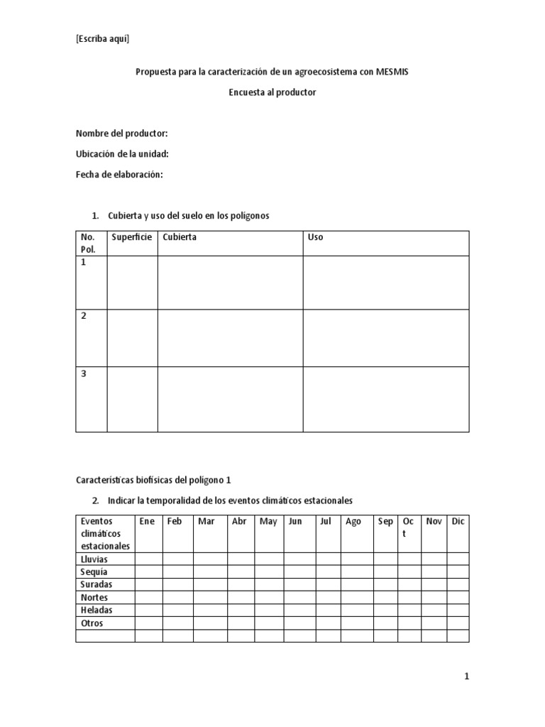 Caracterización MESMIS Aplicación | PDF | Suelo | Ecología