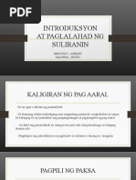 Ang Pagsulat NG Paglalarawan Ay Maaaring Subhetibo o Obhetibo | PDF