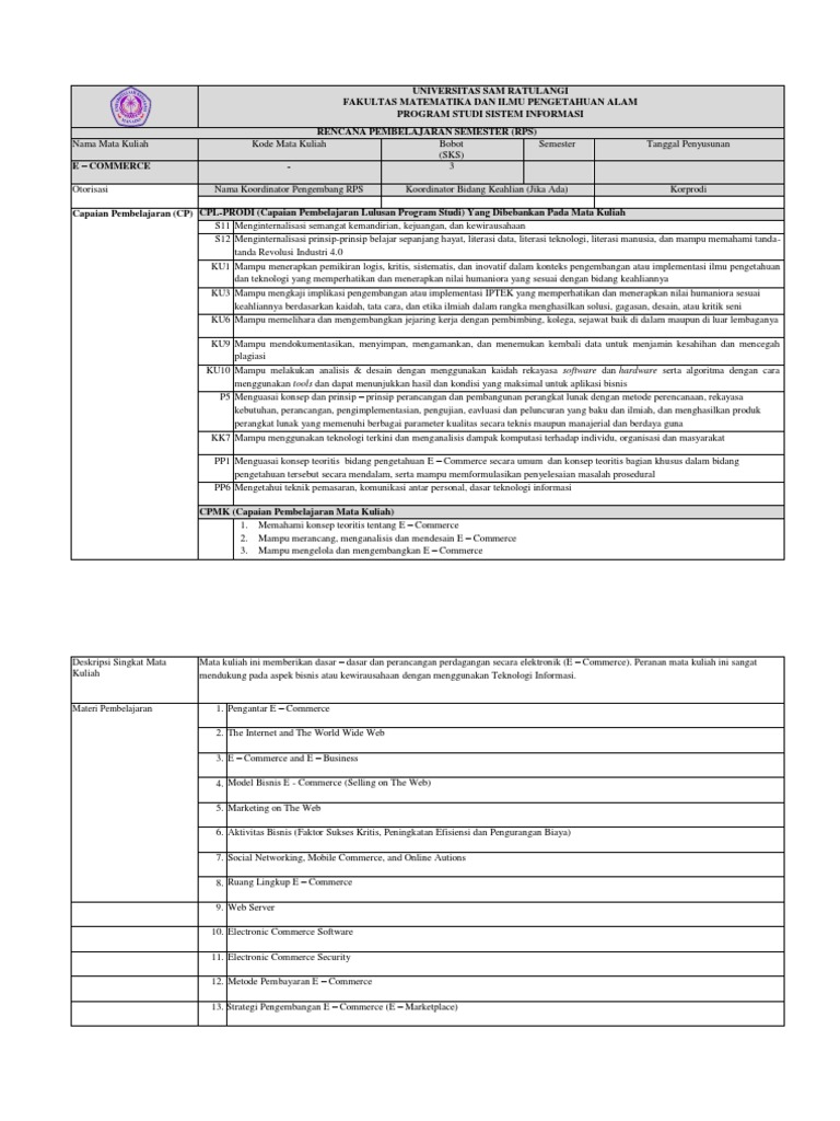 RPS Dan SAP E - Commerce | PDF