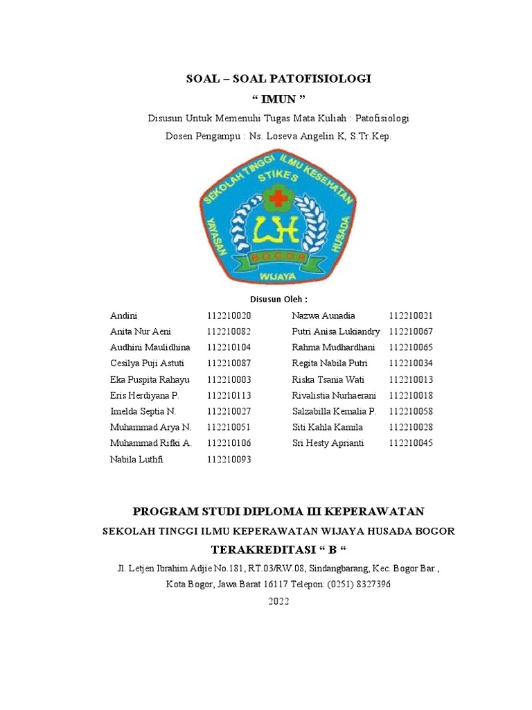 Soal Kel.2 Patofi-Imun | PDF