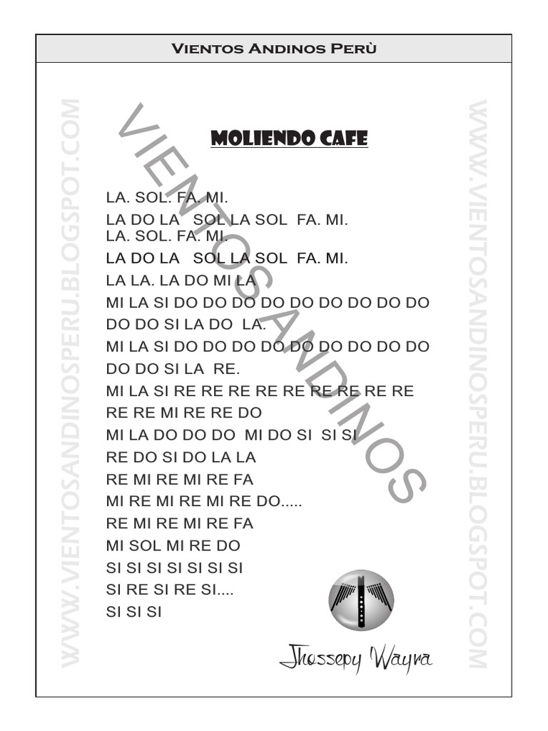 Moliendo Cafe | PDF