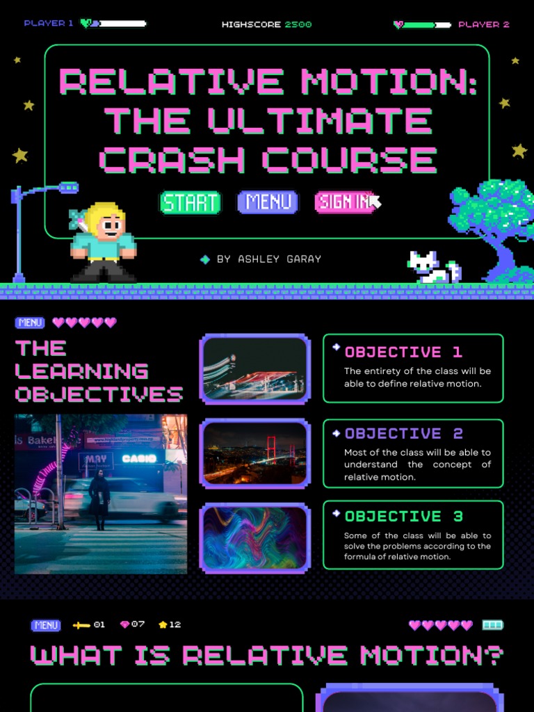 Relative Motion Pdf Velocity Physical Quantities