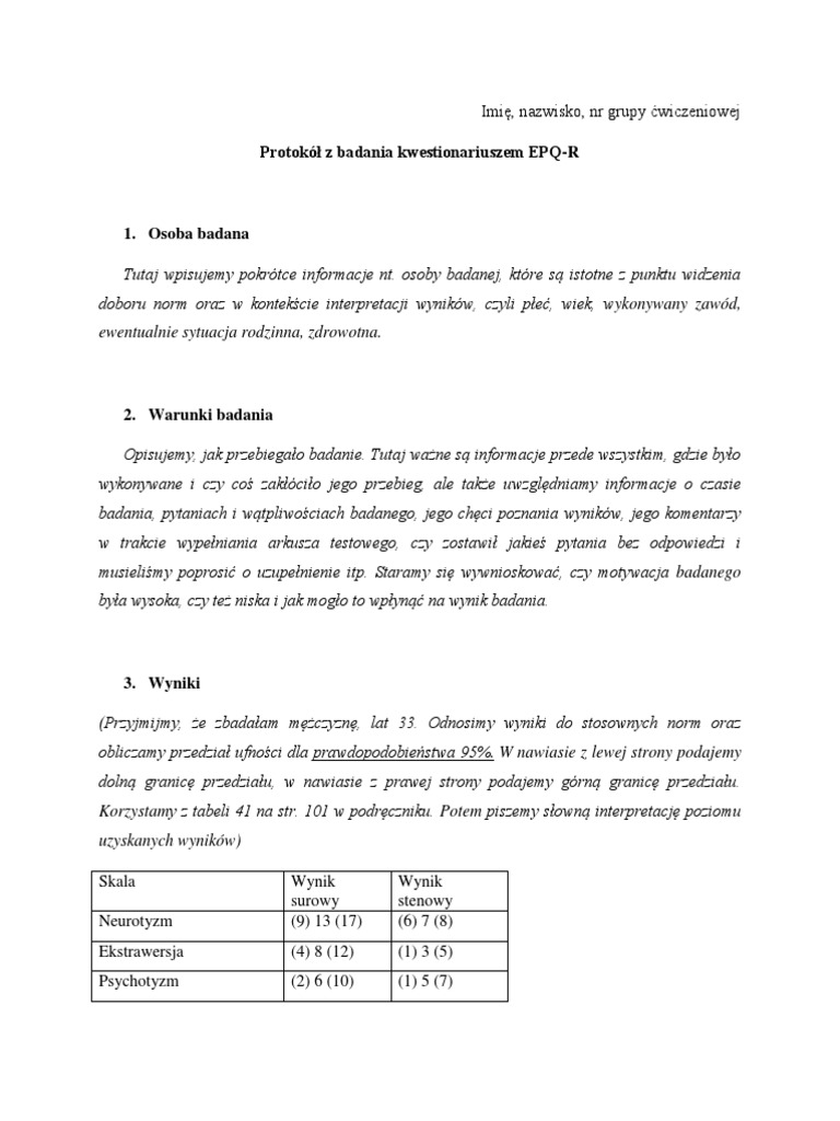 Protokół Epqr | PDF