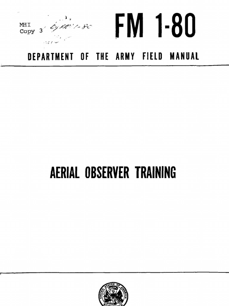 Aerial Observer Training | PDF | Reconnaissance | Retina