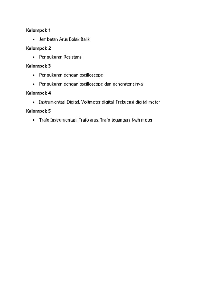 Materi Instrumentasi 2 PDF | PDF