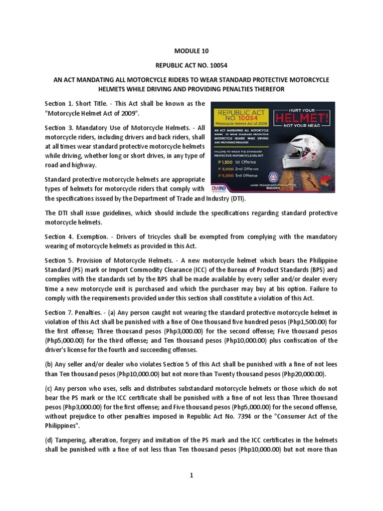 Module 10 in Cdi 4 | PDF | Seat Belt | Transport