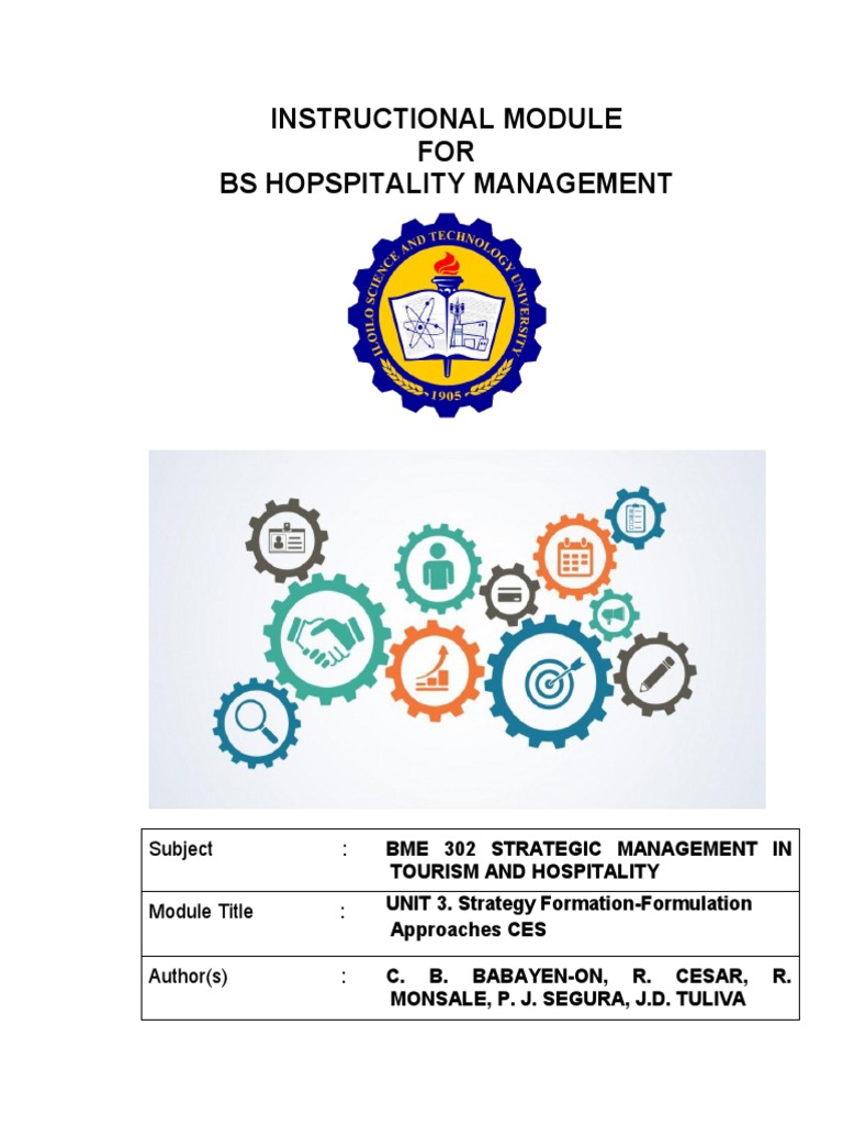 BME 302 MU3 Strategic Formation Implementation and Leadership | PDF