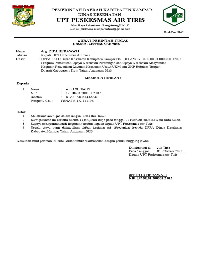 Format SPT BOK 2023 | PDF