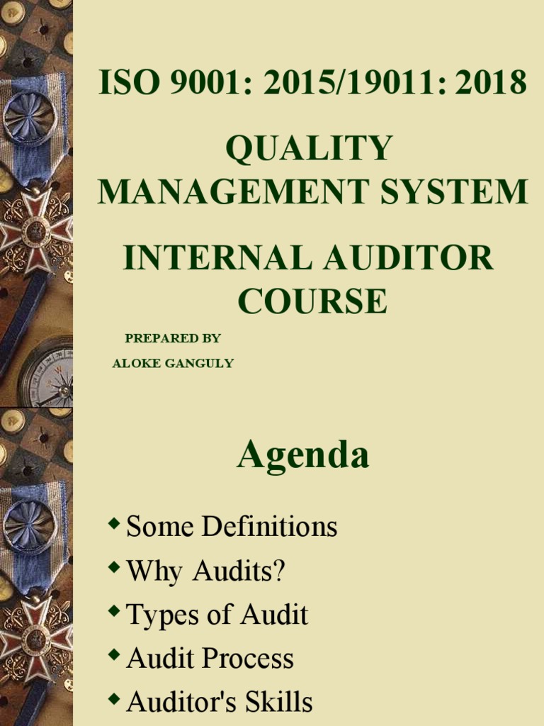 Iqa Training Slides | PDF | Audit | Auditor's Report