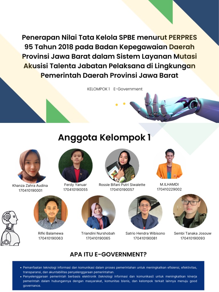 Kelompok 1 - EGOV PDF | PDF