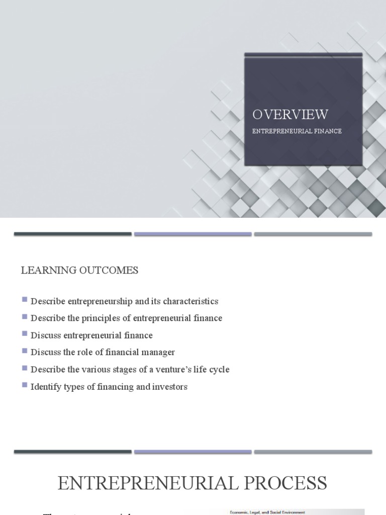 Chapter 1 Introduction To Finance For Entrepreneurs | PDF | Corporate ...