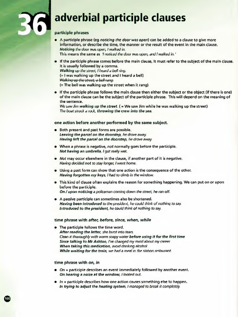 Participle clauses (1).pdf | PDF