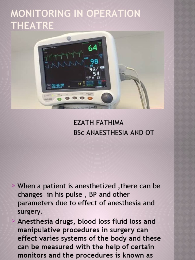 Monitoring Techniques in Anesthesia | PDF