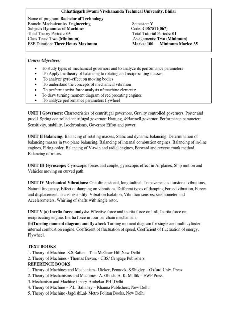 Mechatronics Engineering | PDF