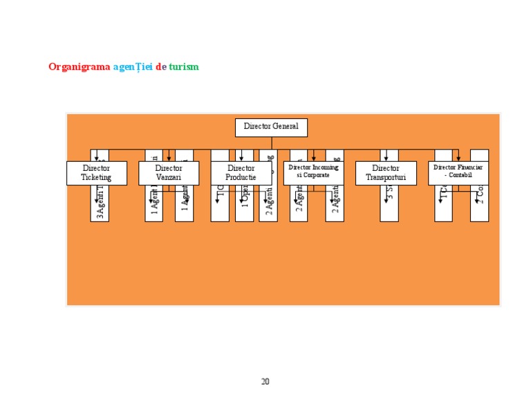 Organigrama Agentie de Turism | PDF