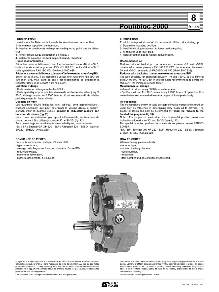 PB2000 Instalation & Maintenance | PDF