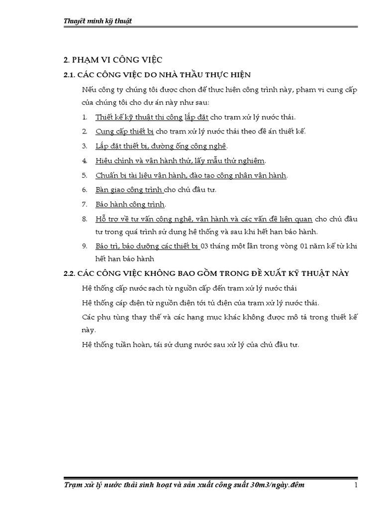 Thuyet Minh Cong Nghe | PDF