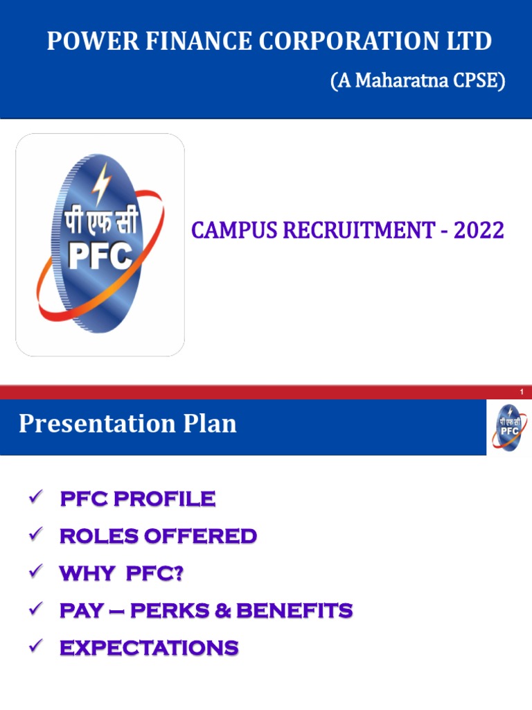 Power Finance Corporation LTD JD PDF | PDF