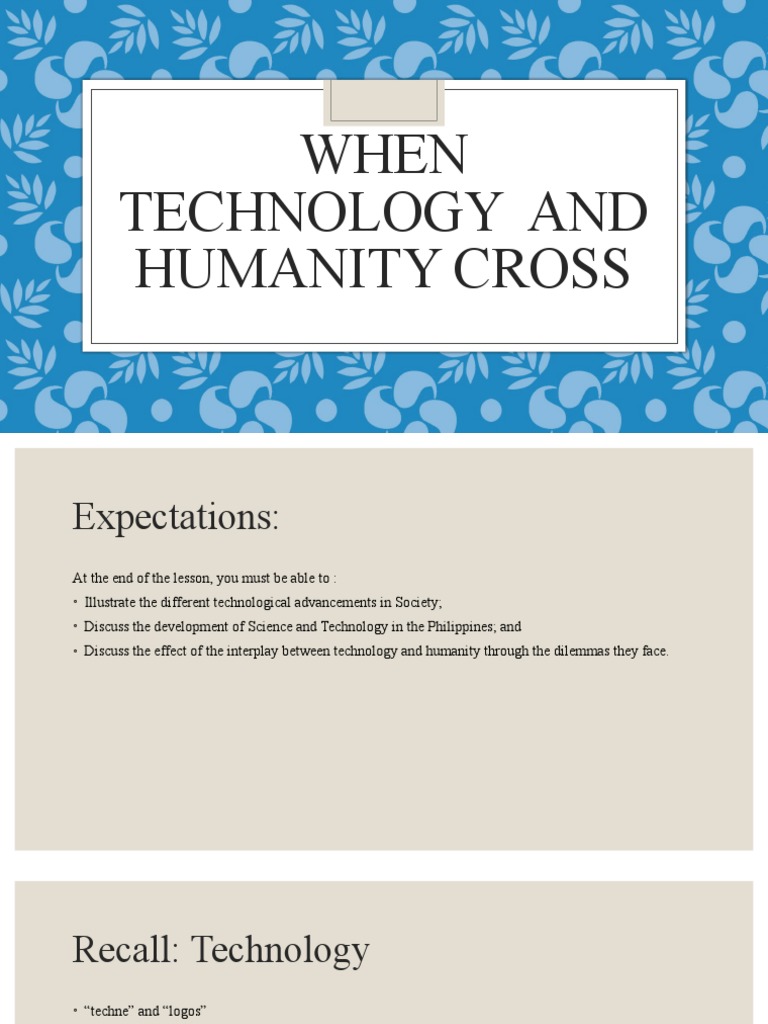 When Technology and Humanity Cross | PDF | Television | Robot