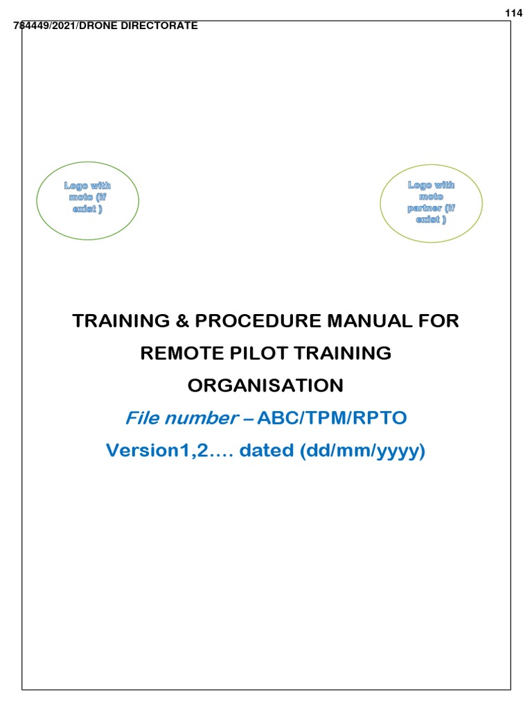 Model TPM For RPTO PDF | Download Free PDF | Unmanned Aerial Vehicle ...