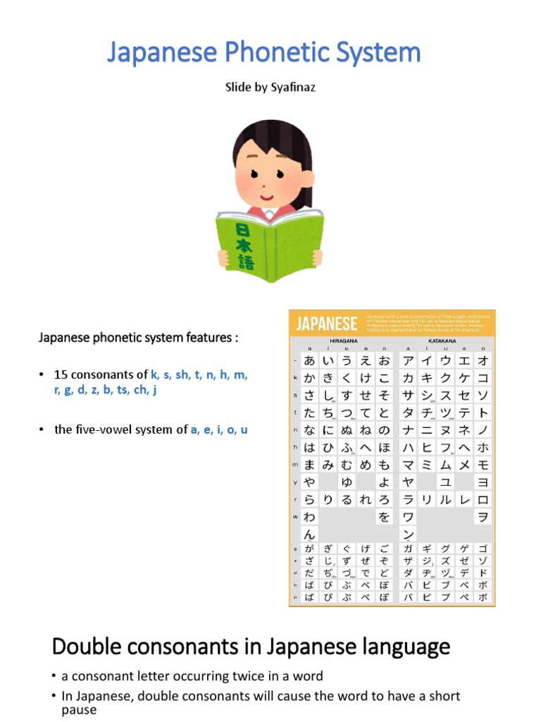 Japanese Phonetic System | PDF