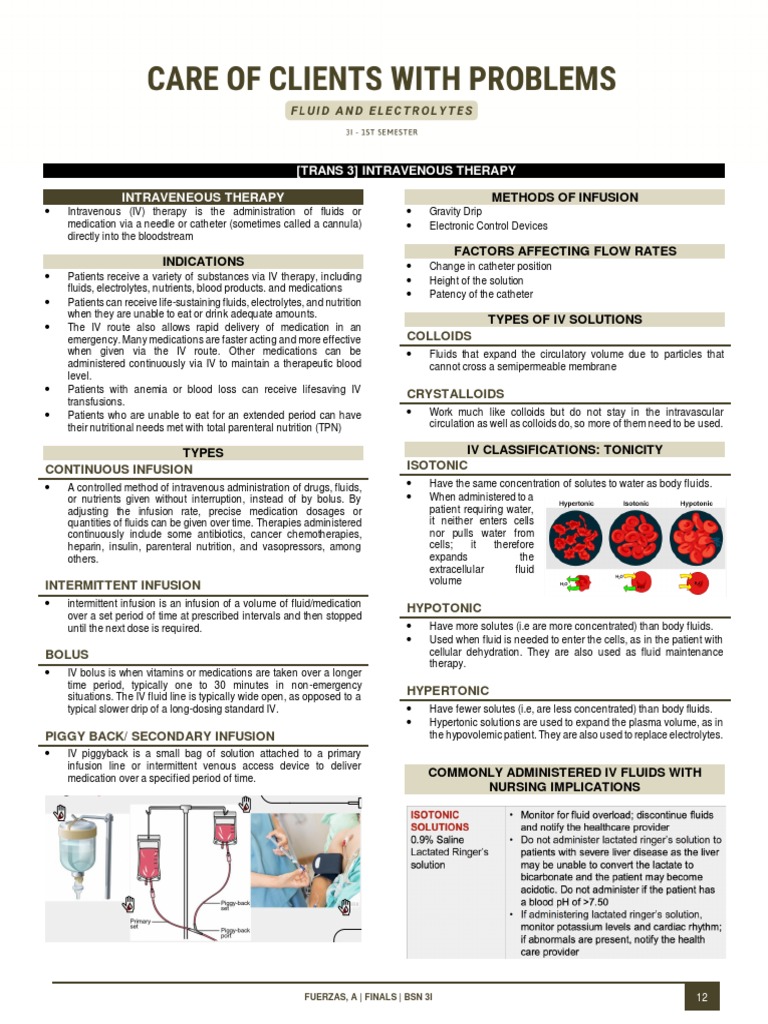 3 Intravenous-Therapy | Download Free PDF | Intravenous Therapy ...