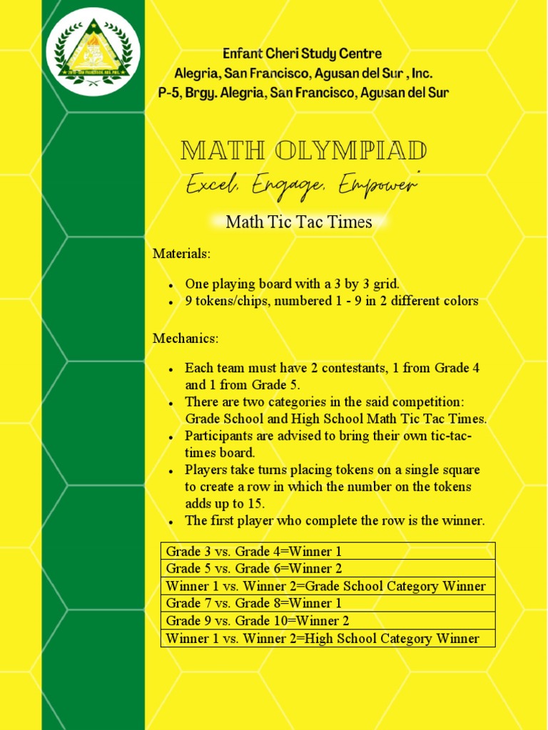 Mechanics of The Contests | PDF
