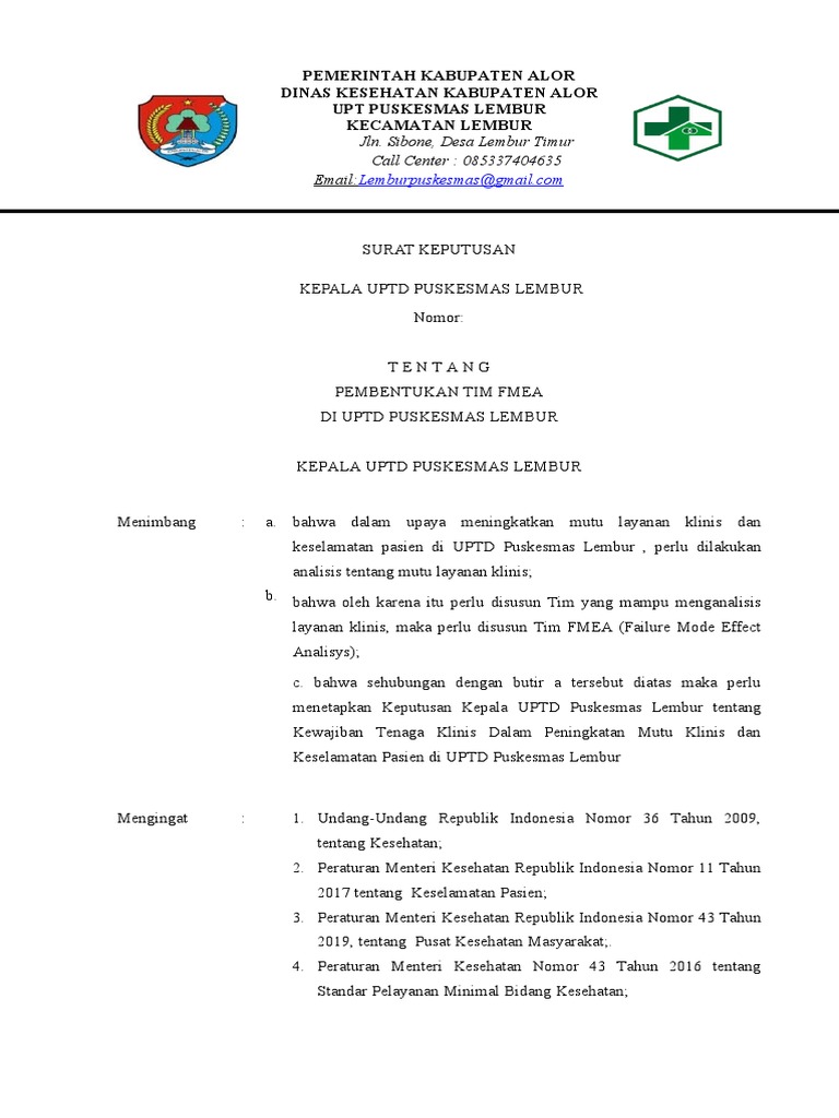 5111 SK Tim FMEA | PDF