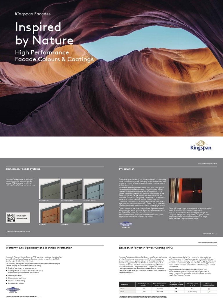 Kingspan Facades Colour Book Overview | PDF | Color | Redox