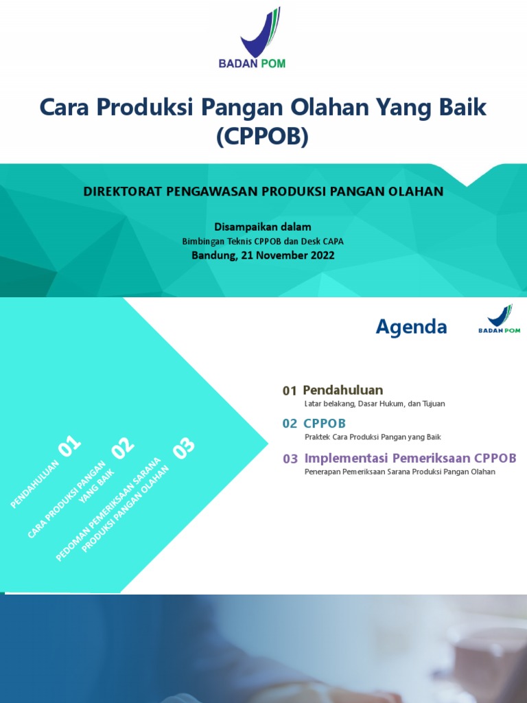 Cara Produksi Pangan Olahan Yang Baik | PDF