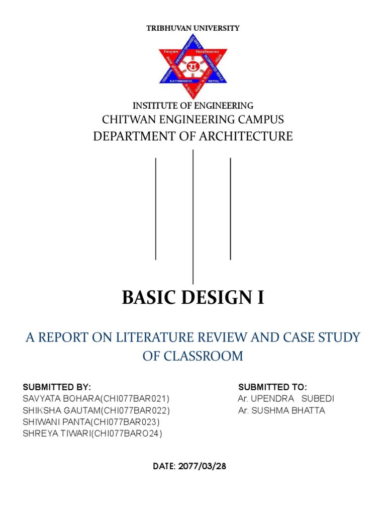 Report On Classroom Design | PDF