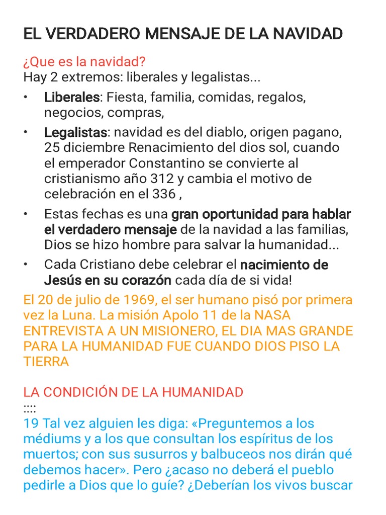 Navidad Significado Verdadero | PDF | Navidad | Cristo (título)