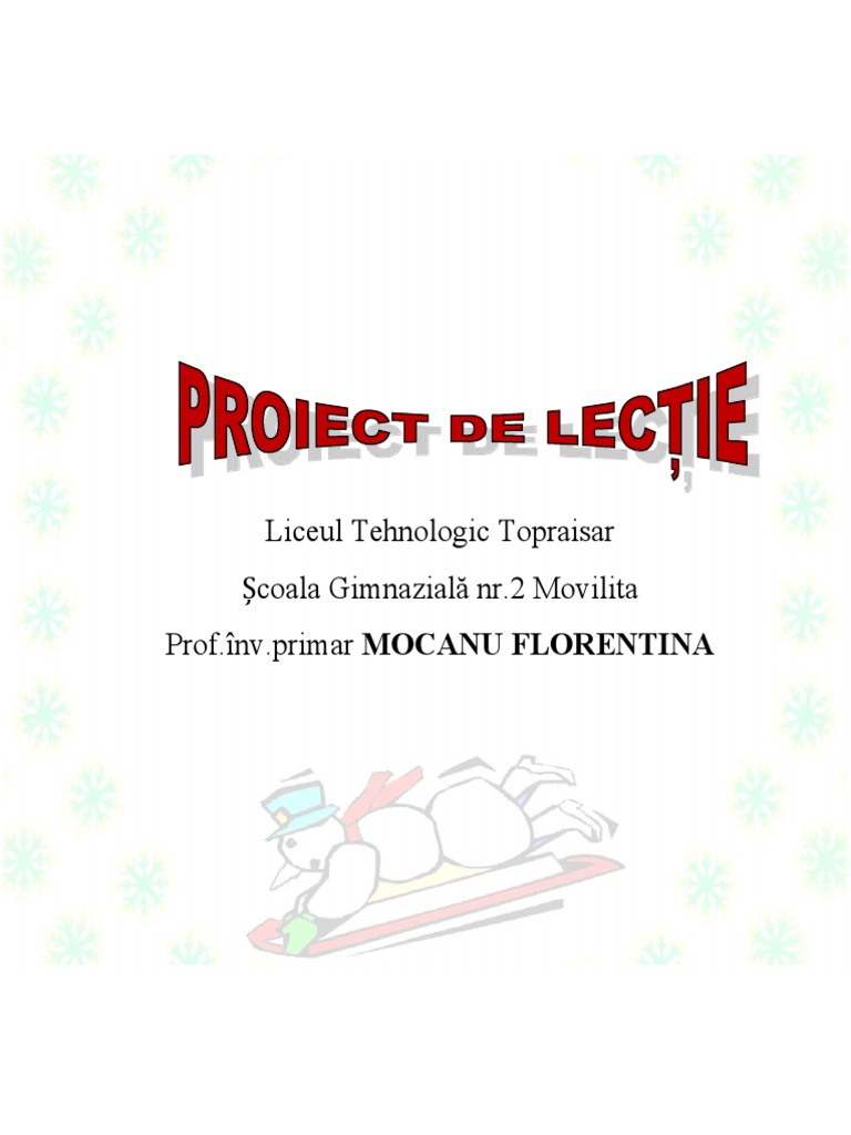 3 Proiect Didactic Avap | PDF