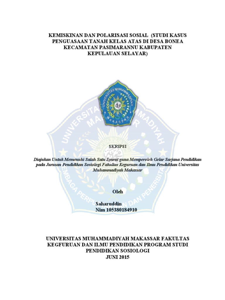 Kemiskinan dan Tanah di Bonea | PDF | Karier & Perkembangan | Sains & Matematika