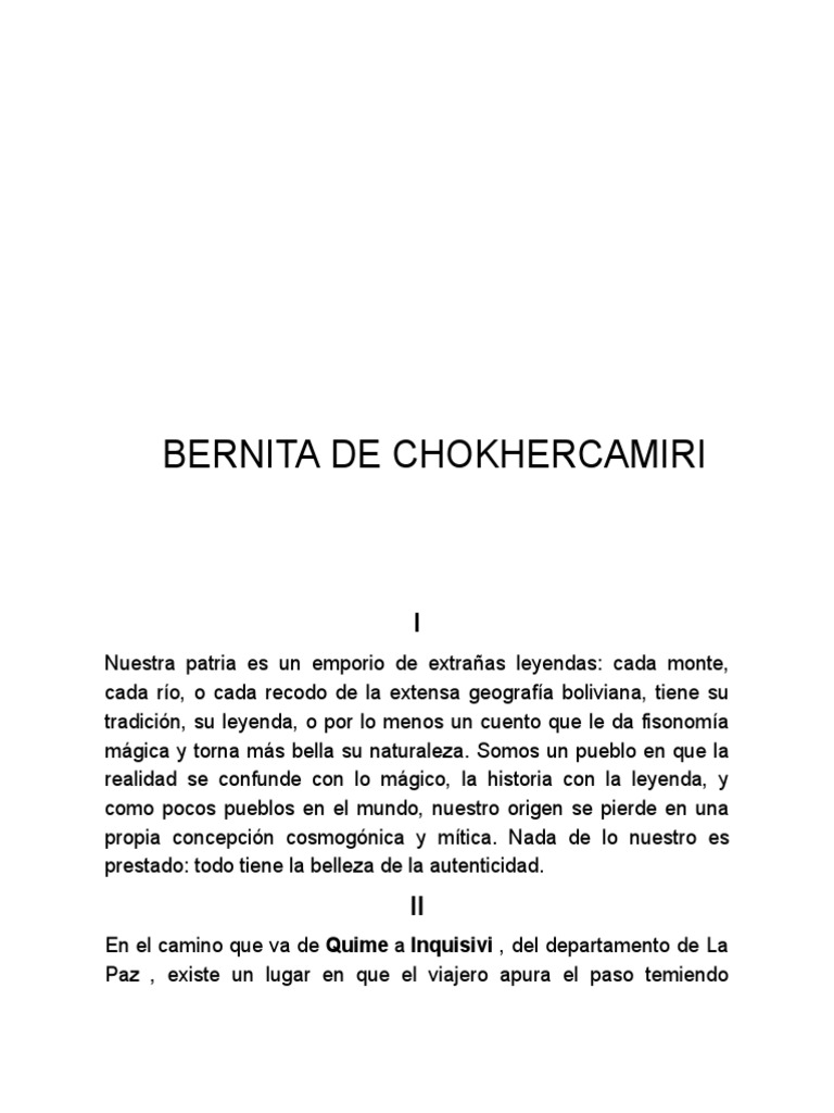 Text - Bernita de Cochercamiri | PDF