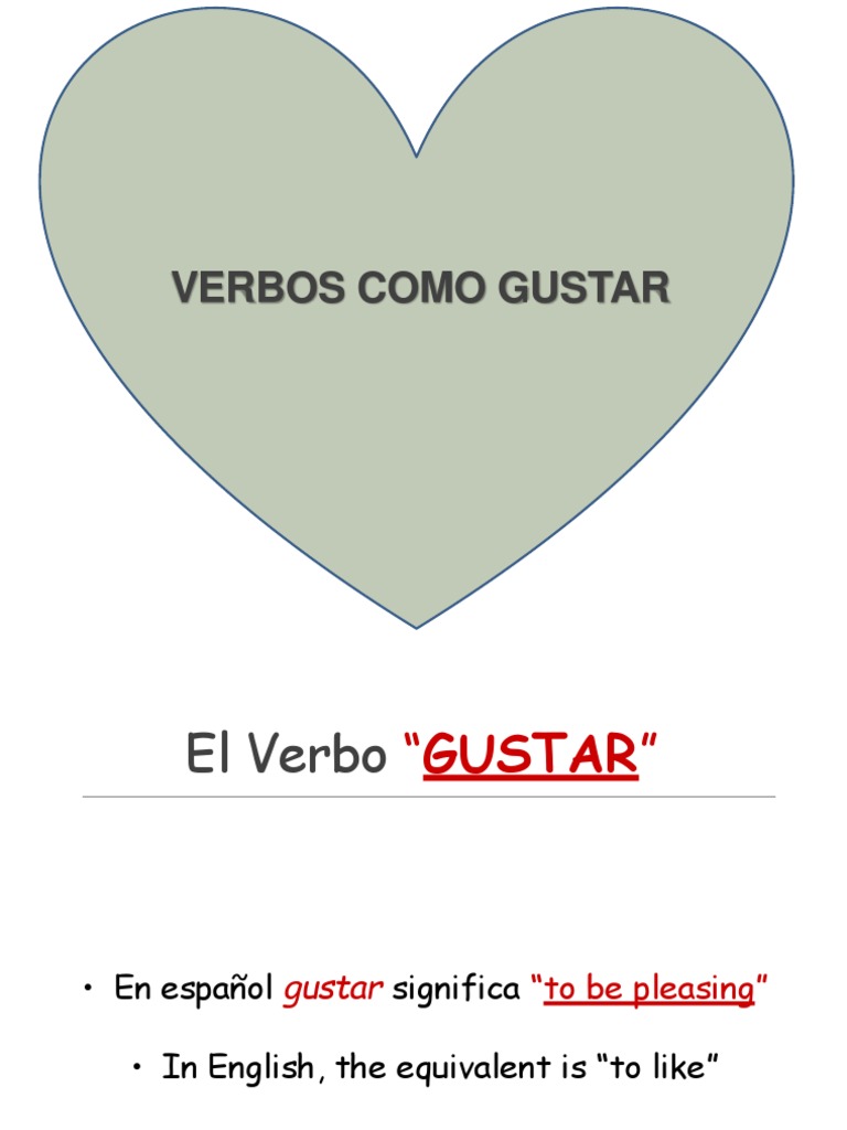 Week 2 - Verbos Como Gustar PDF | PDF