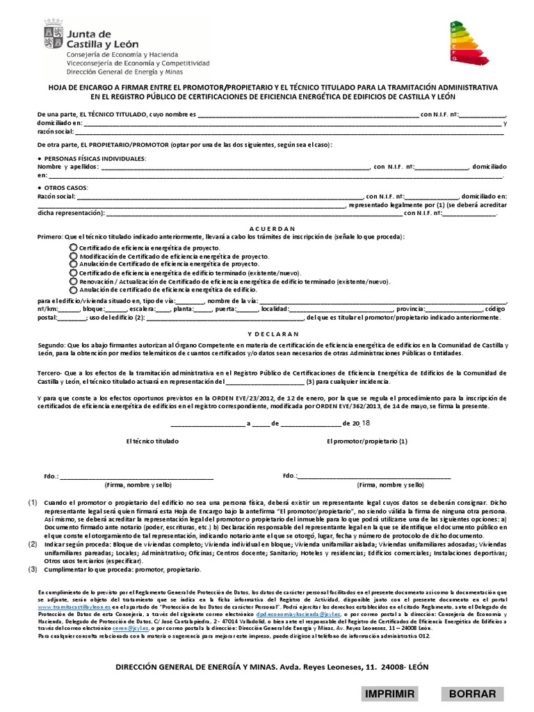 03 - Modelo de Hoja de Encargo | PDF