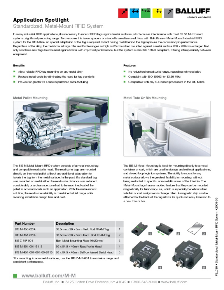 RFID Automotive Metal Mount Tags | PDF | Radio Frequency Identification ...