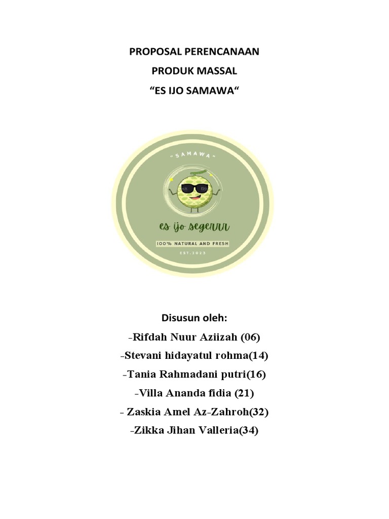 Proposal PKK-1-1 | PDF