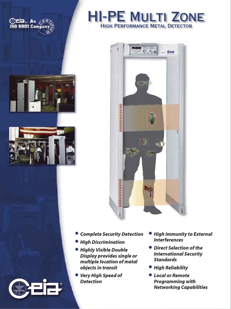 Hi-Pe High Performance Metal Detector | PDF | Metal Detector | Electromagnetic Compatibility